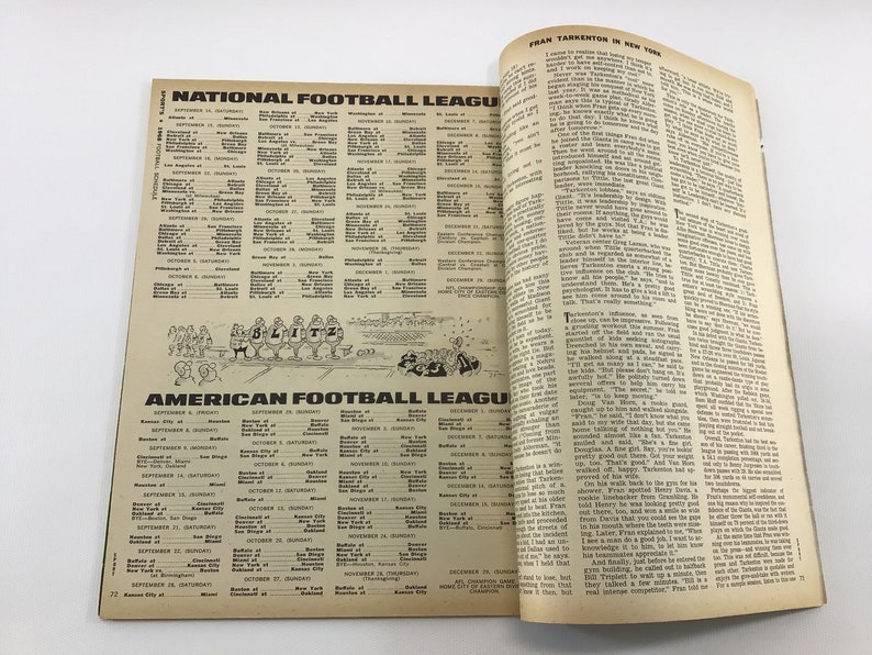 Sport Magazine November 1968 Edition Vintage Sporting Ephemera - Etsy