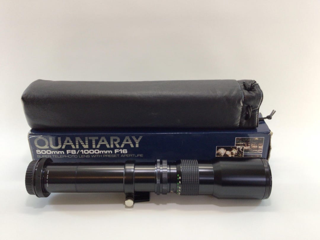 Super Telephoto Lens Quantaray F8/1000mm F16 Vintage Photography ...