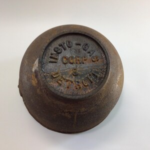 Smelting Pot Antique Primitive Rustic Decor Insto Gas Corp Detroit No 8 ...