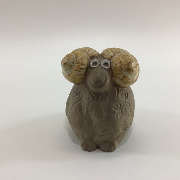 Ceramic Ram Figurine - Etsy