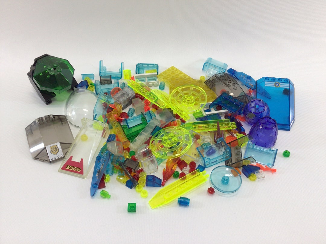 Lego Assorted Translucent Parts and Pieces Lot - Etsy