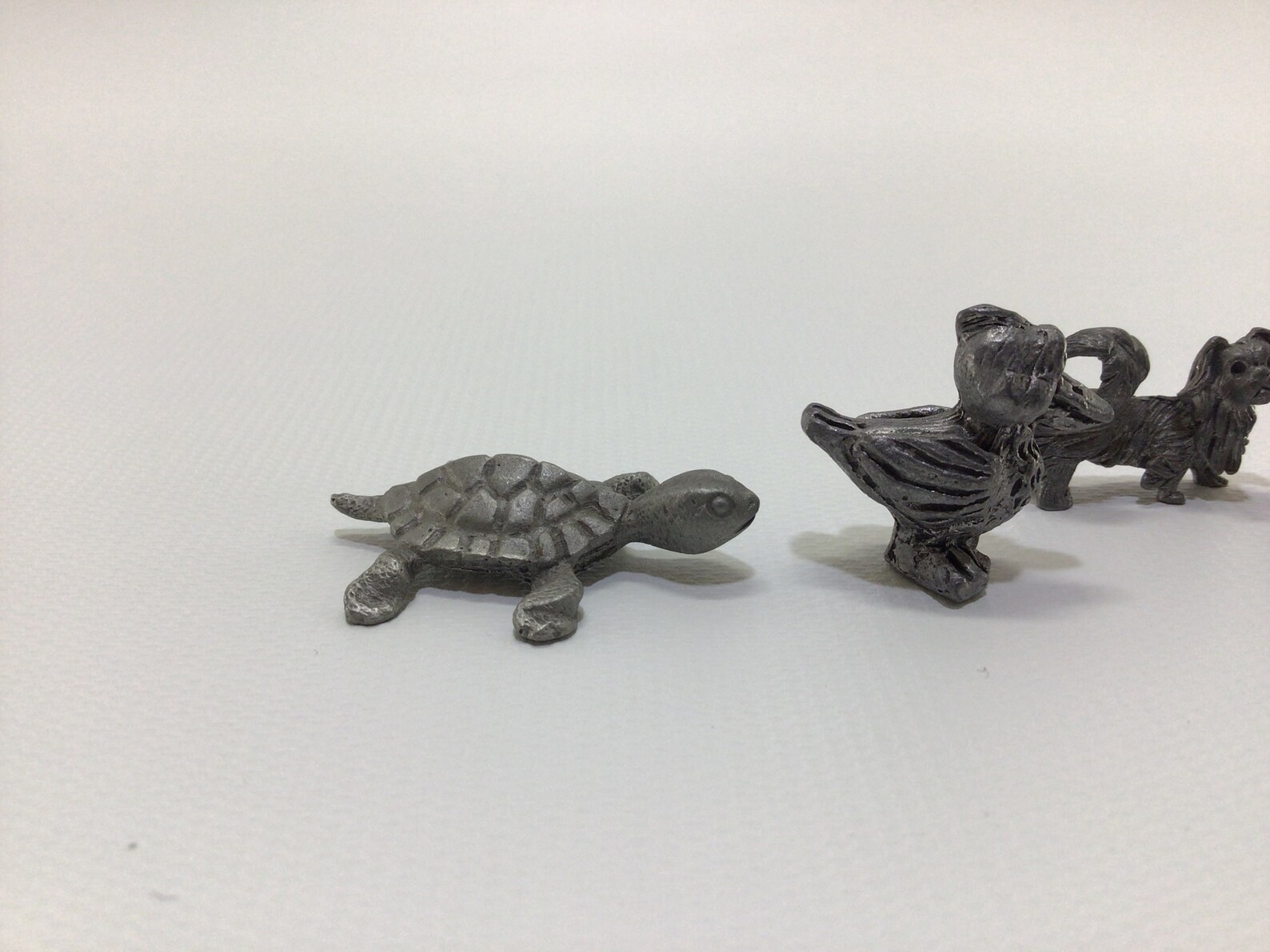 Miniature Pewter Animals Figurine Lot of 9 Vintage Collectible Display ...