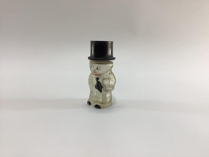Figural Cologne Perfume Bottle Gentleman in Plaid Suit and Top Hat ...
