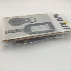 Tandy Leather Company Key Fob and Luggage Tag Vintage Leathercraft ...