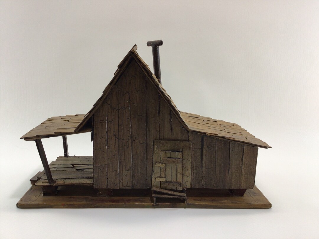 Folk Art Diorama Swamp Shack Vintage Miniature Mixed Media - Etsy