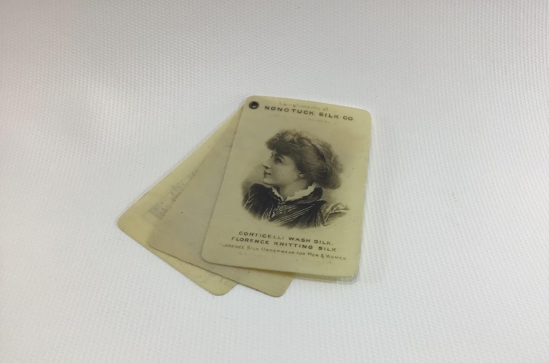 Antique Celluloid 1888 Pocket Calendar Notepad Advertising Ephemera ...