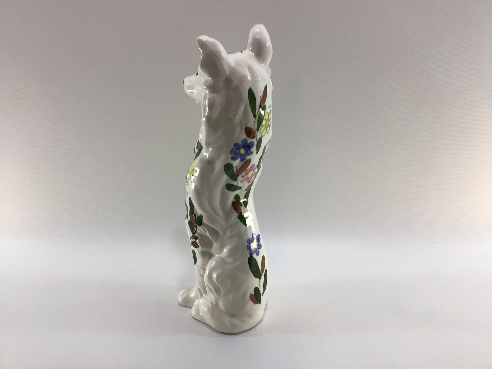 Ceramic Collie Dog Figurine 14 Hand Painted Mid Century - Etsy