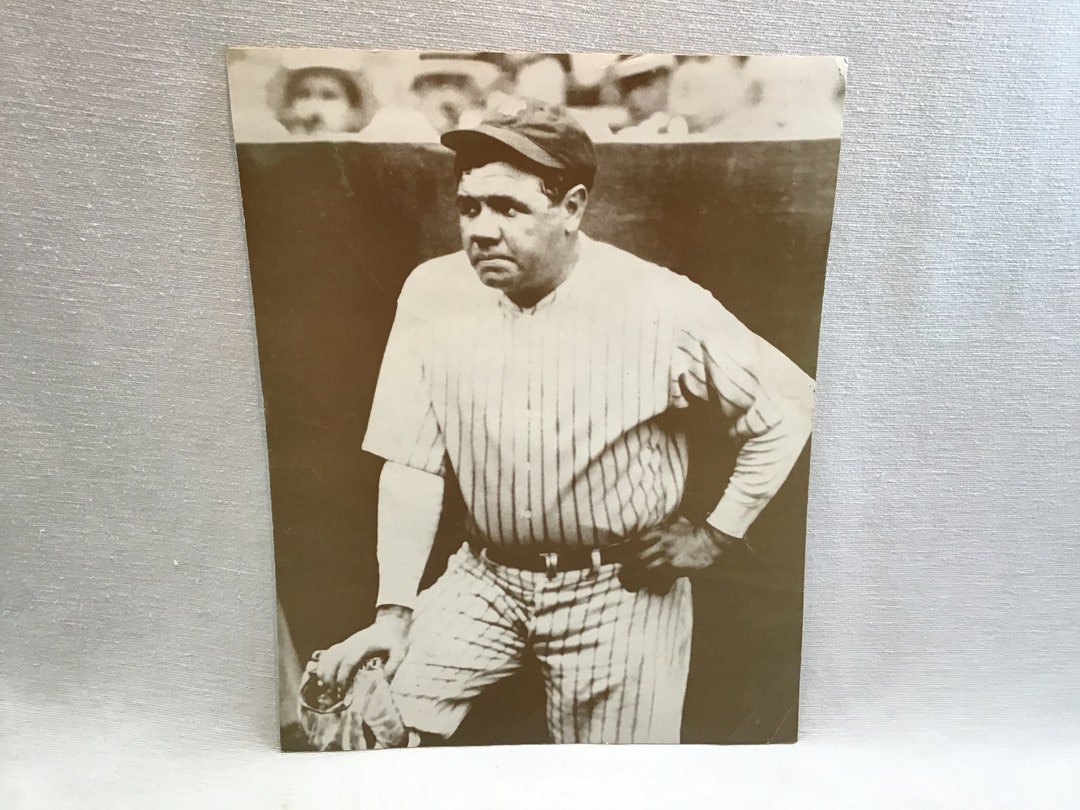 Babe Ruth Photograph Vintage 14 X 11 Sepia Original Print - Etsy