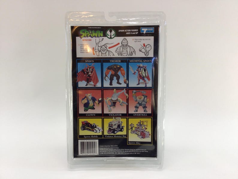 Spawn Clown Mcfarlane Action Figure 1994 Comic Book Edition - Etsy