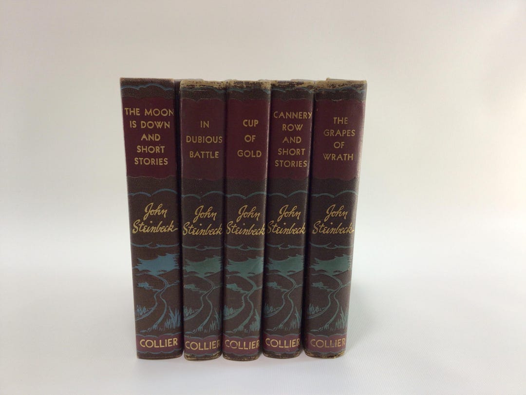 Collier John Steinbeck Vintage Hardcover Book Novel - CHOOSE ONE - Etsy