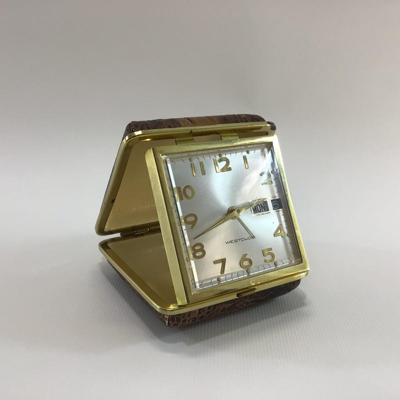 Vintage Travel Clock - Etsy