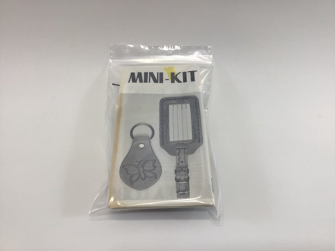 Tandy Leather Company Key Fob and Luggage Tag Vintage Leathercraft ...