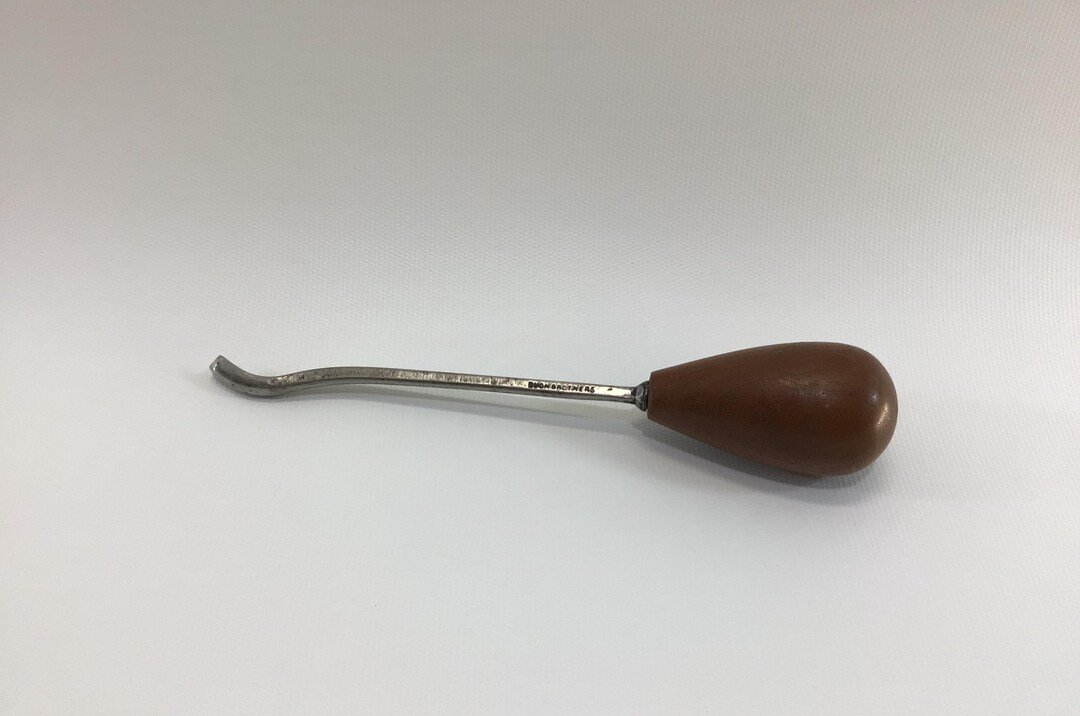 Carpenter's 1/4" Half Round Palm Chisel Antique Quality Made Buck ...