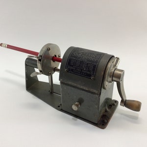 Antique Dandy Automatic Feed Pencil Sharpener Collectible Industrial ...