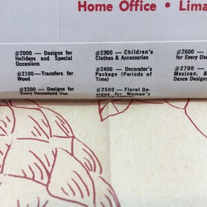 Vintage Artex Hot Iron Transfer Patterns for Textile Painting ...