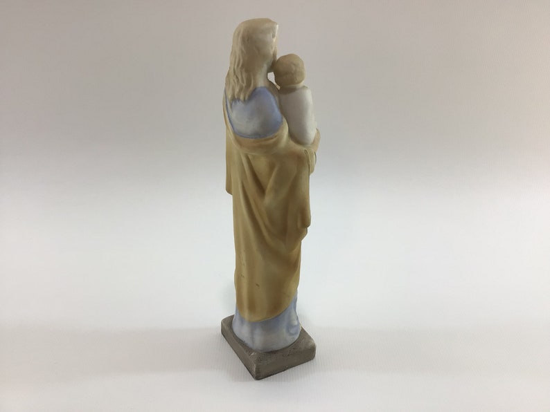 St Joseph Bisque Ceramic Figurine Inarco Mid Century Made in - Etsy