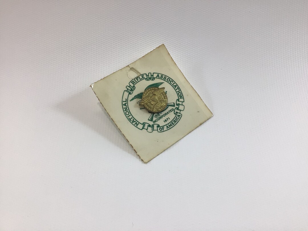 Vintage National Rifle Association Lapel Pin NRA Firearms Patriot - Etsy