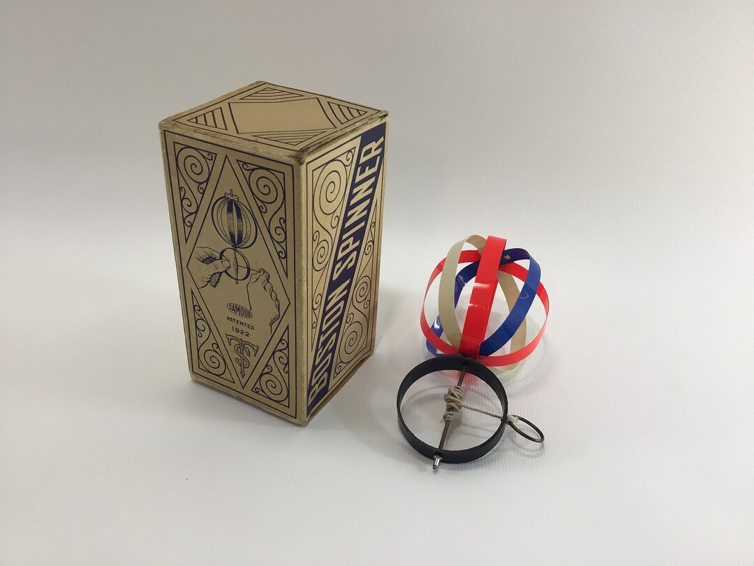 Antique Novelty Toy Samour Toys Boston Spinner in Box - Etsy