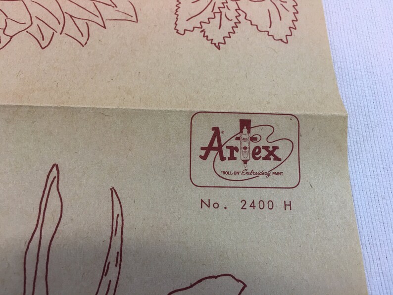 Vintage Artex Hot Iron Transfer Patterns for Textile Painting ...