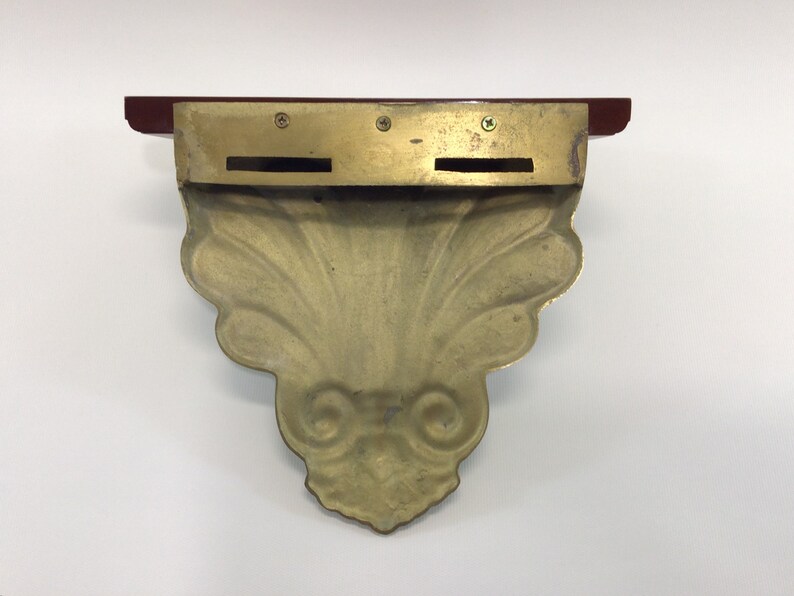 Fleur Dis Lis Floating Wall Shelf Vintage 1970s Quality Home Accent ...