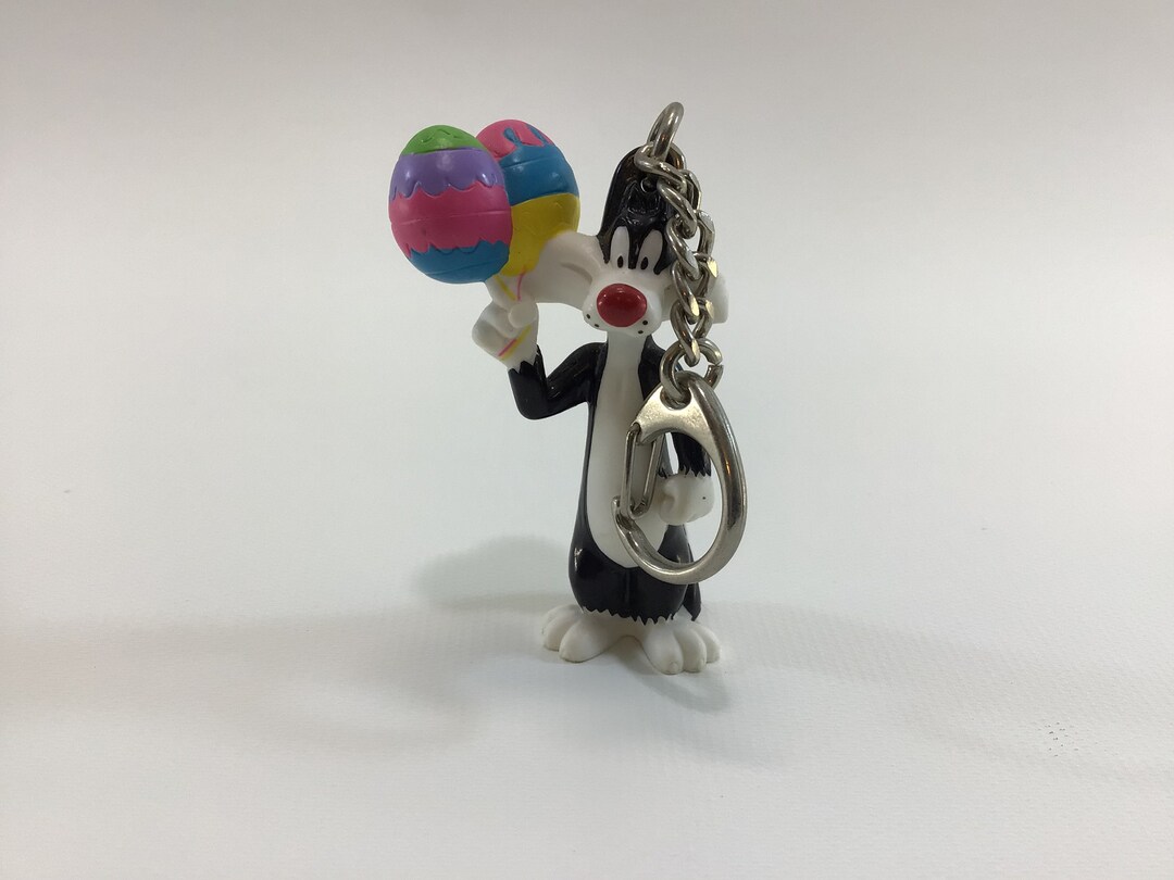 Looney Tunes Sylvester Keychain Figure Vintage Toy Figure - Etsy