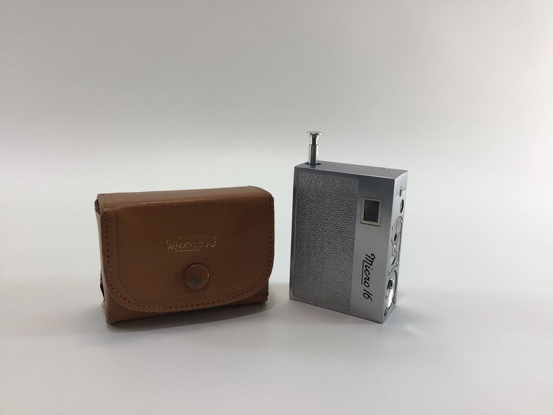Transistor Radio Spy Camera Vintage Whittaker MICRO 16 With Leather ...