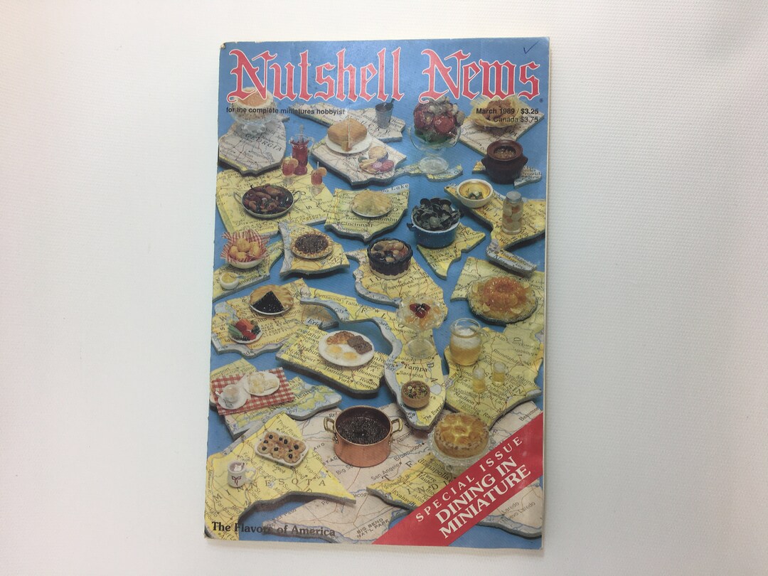 Nutshell News 1989 / 1990 Dollhouse Miniatures Magazine - Choose ...