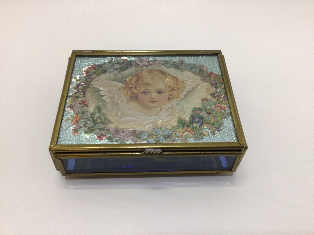 Angel Trinket Box Jewelry Casket Thomas Cathey Artwork Underlay ...
