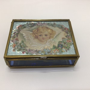 Angel Trinket Box Jewelry Casket Thomas Cathey Artwork Underlay ...