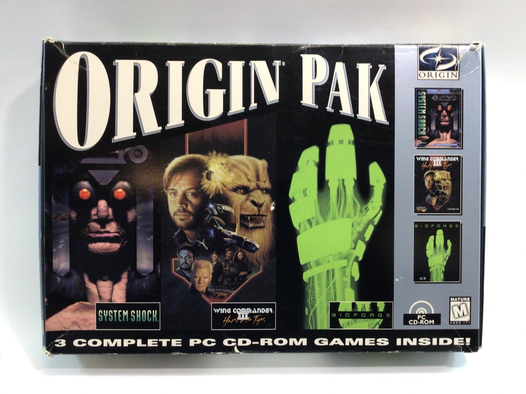 Bioforge System Shock Wing Commander Vintage PC Video Game 1994 Origin ...