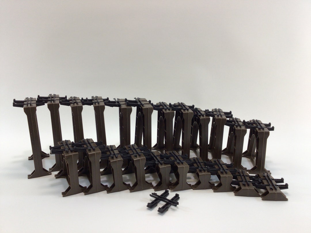 Lionel Track Supports Big 027 Scale Vintage 1970s Miniature Modeling ...