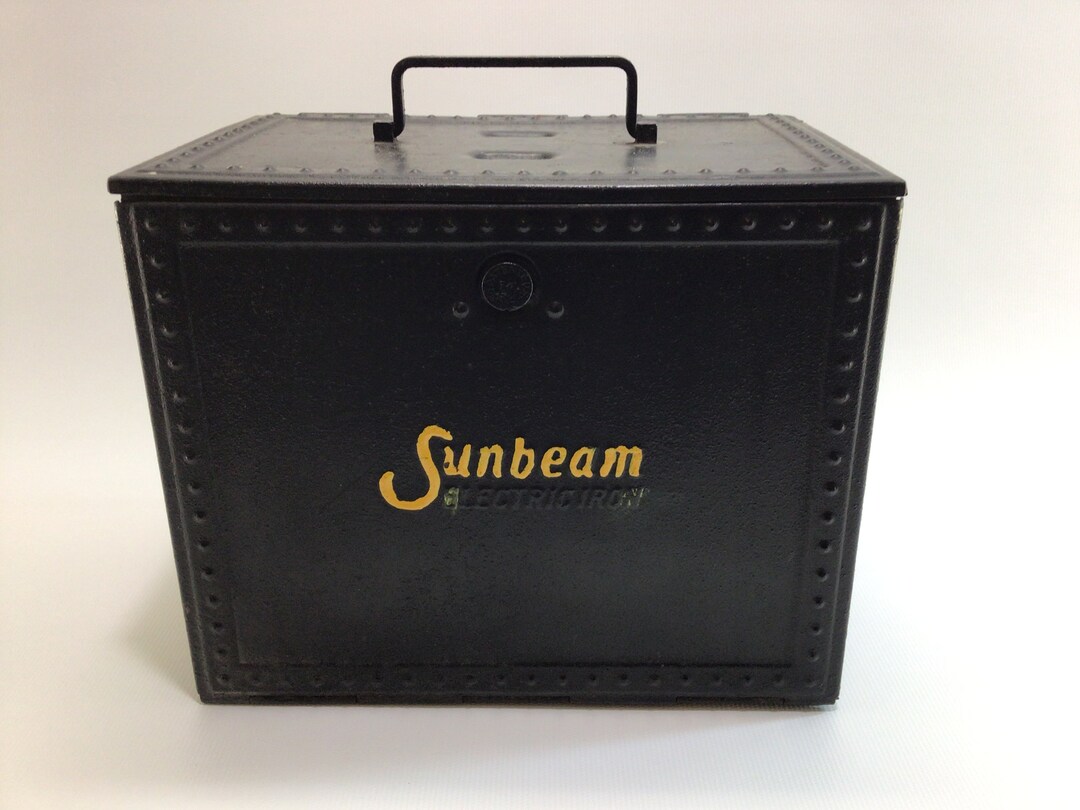 Sunbeam Electric Iron Case ONLY Replacement Part for 1920s Era Sunbeam ...
