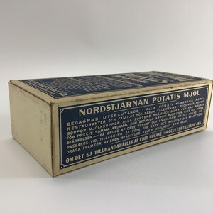 North Star Potato Flour 1 Lb Box Vintage General Store Advertising ...
