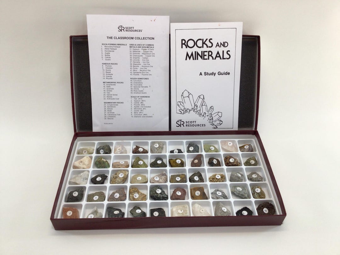 Rock and Minerals Carolina Classroom Collection GEO 190 - Etsy