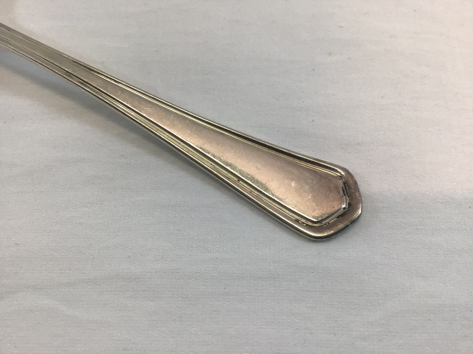 Derby Silverplate Serving Spoon Victor S. Co. A1+ Overlay IS Vintage ...