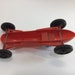 1960s Toy Race Car Red No 7 Processed Plastics Boattail Era Style Racer ...