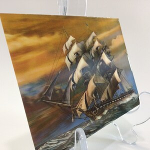 Oversize Art Postcard TOPPAN 3D CARD Sailing Vessel SSP 113 Vintage ...
