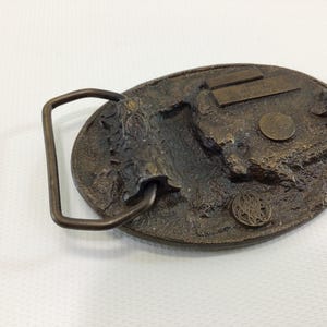 Windmill Belt Buckle 1985 Bergamot Brass Works P 150 Vintage Made in ...