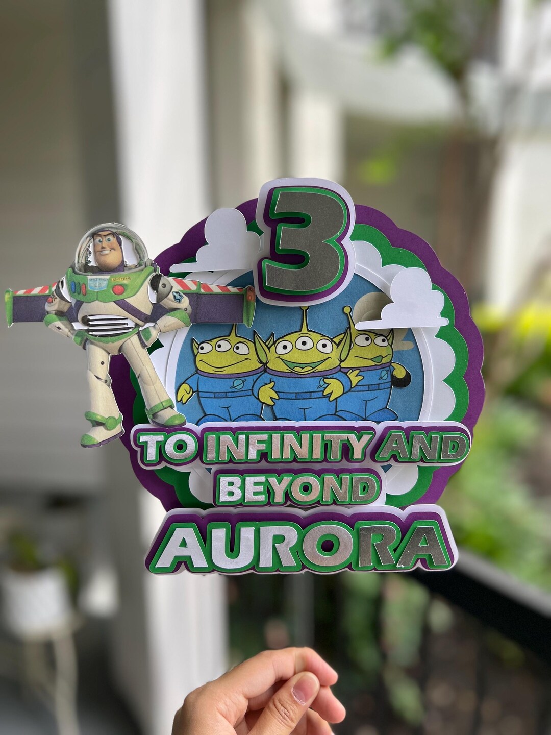 Buzz Lightyear Cake Topper - Etsy