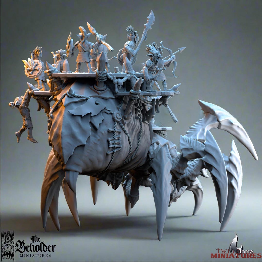 The Black Horde Goblins Behemoth Giant Spider | AUS | the Beholders ...