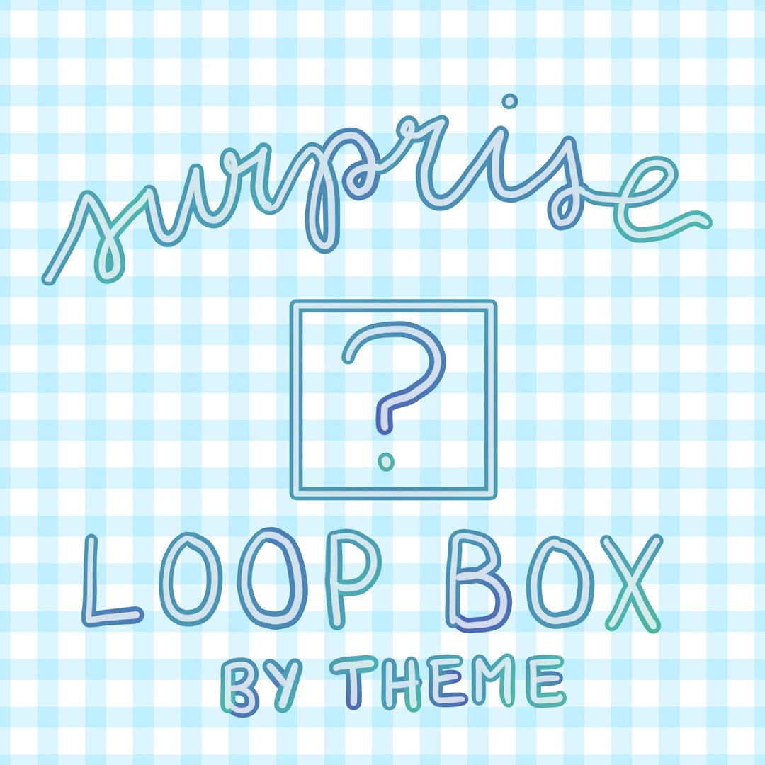 Surprise Tape Loop Box | by Theme | Mystery Bag, Grab Bag, Lucky Bag - Etsy