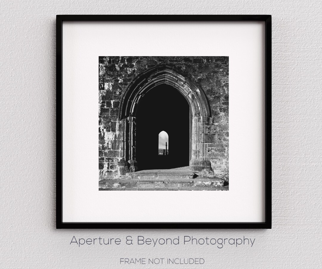 Threshold of Time - Rock of Cashel, Ireland Black and White Photography ...