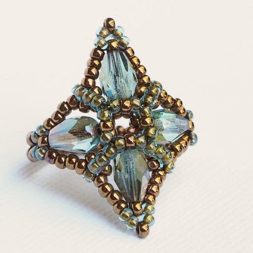 Flange Ring Beading TUTORIAL - Etsy