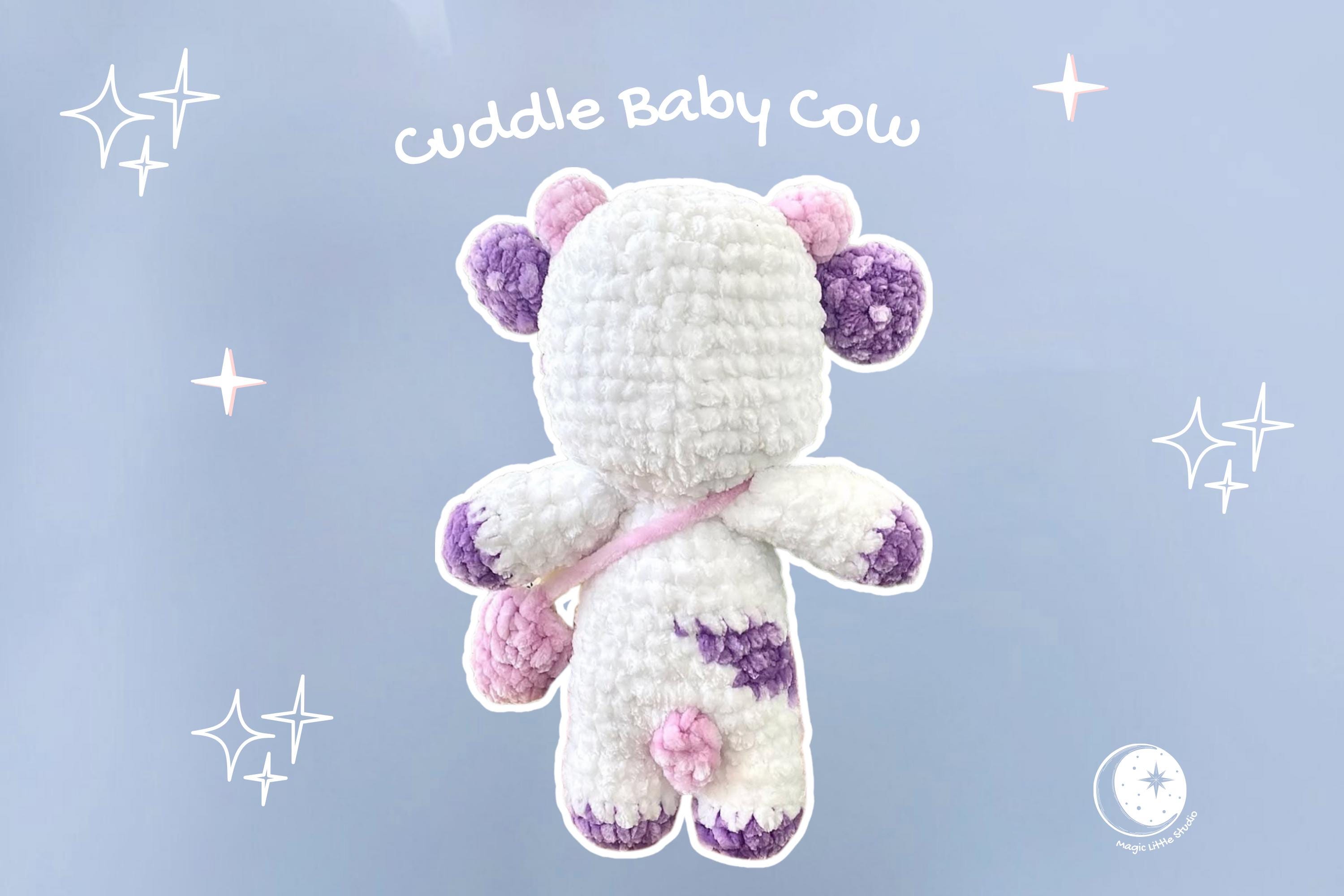 Cuddle Cow Crochet Pattern: Velvet Yarn Amigurumi (PDF Pattern) - Etsy