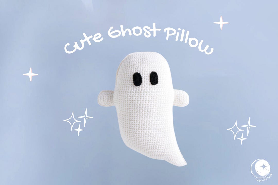 Crochet Ghost Pillow Pattern PDF: Halloween Amigurumi Plush - Etsy