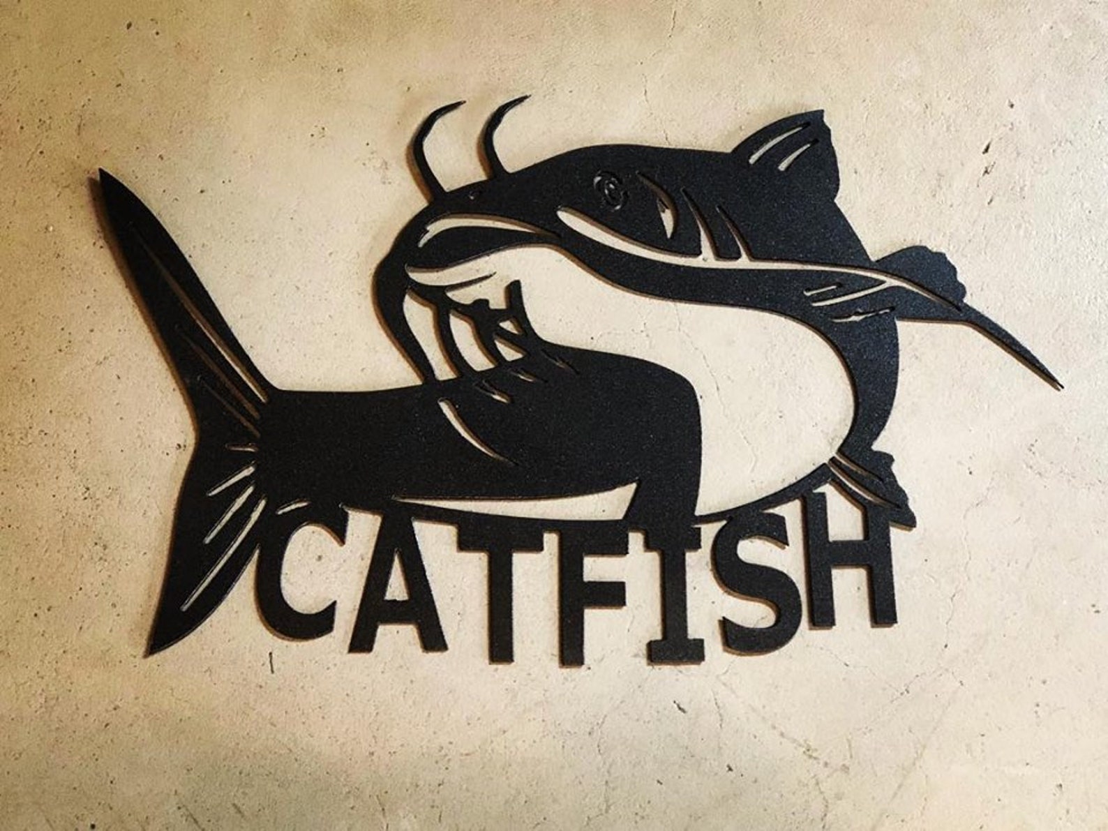 Catfish Metal Piece | Etsy