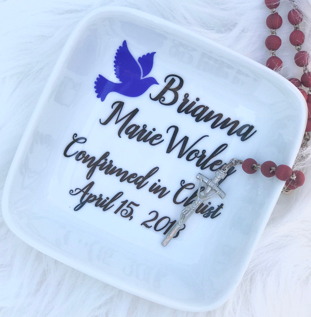 Confirmation Gift, Sponsor Gift Ideas, Baptism Gifts, Personalized Ring ...