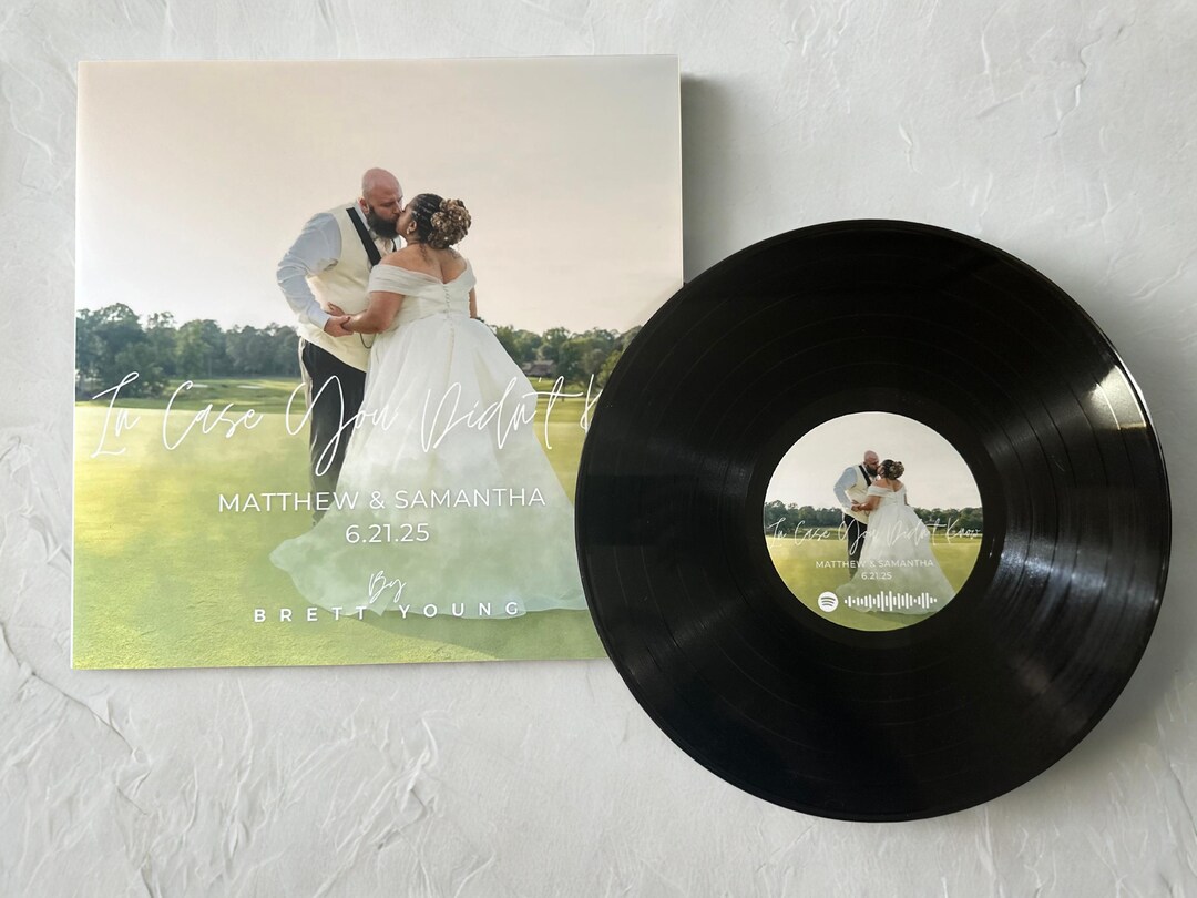 Custom Full Photo 12” Vinyl Record Sleeve and Record With Label - Etsy