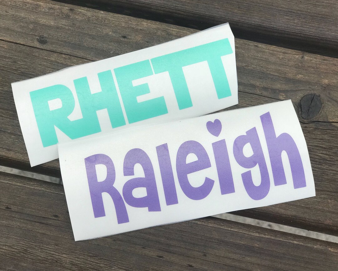 Name Decals for Kids, Back to School Decals, Name Sticker for Kids Cups ...