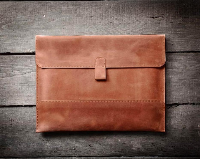 Personalized PU Leather File Folder - Document Holder - Envelope Folder ...